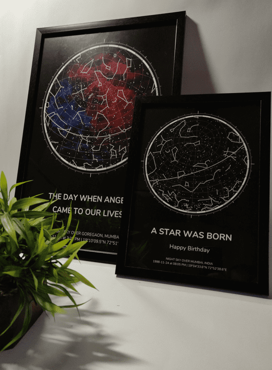 Custom Designed Digital Star Map - BONDLENT